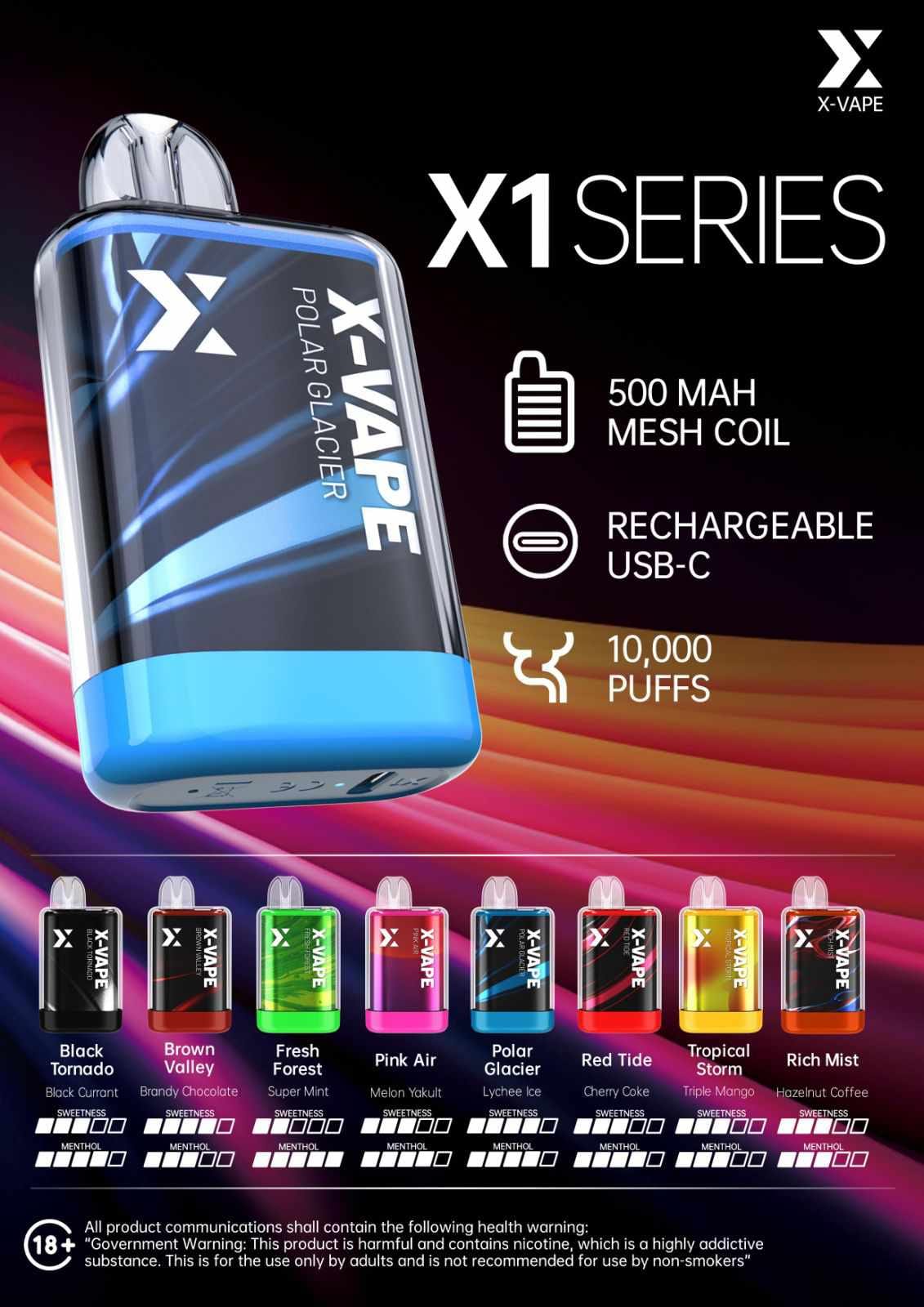 X-VAPE X1 SERIES – OX VAPE MAKATI