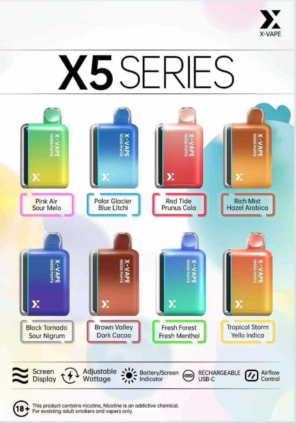 X-VAPE X5 SERIES – OX VAPE MAKATI