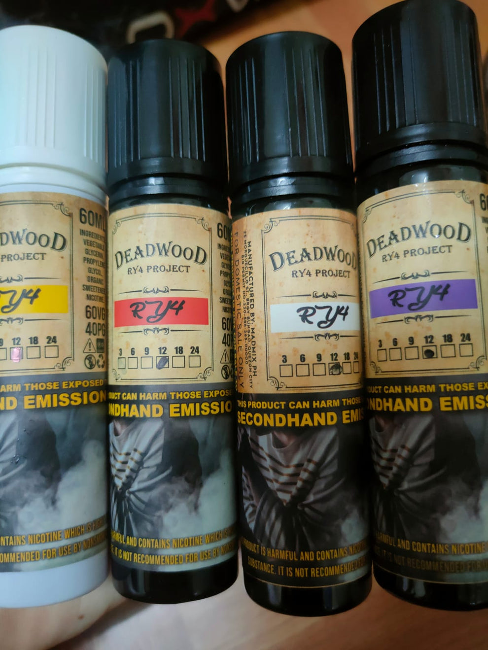 DEADWOOD RY4 PROJECT 6MG – OX VAPE MAKATI