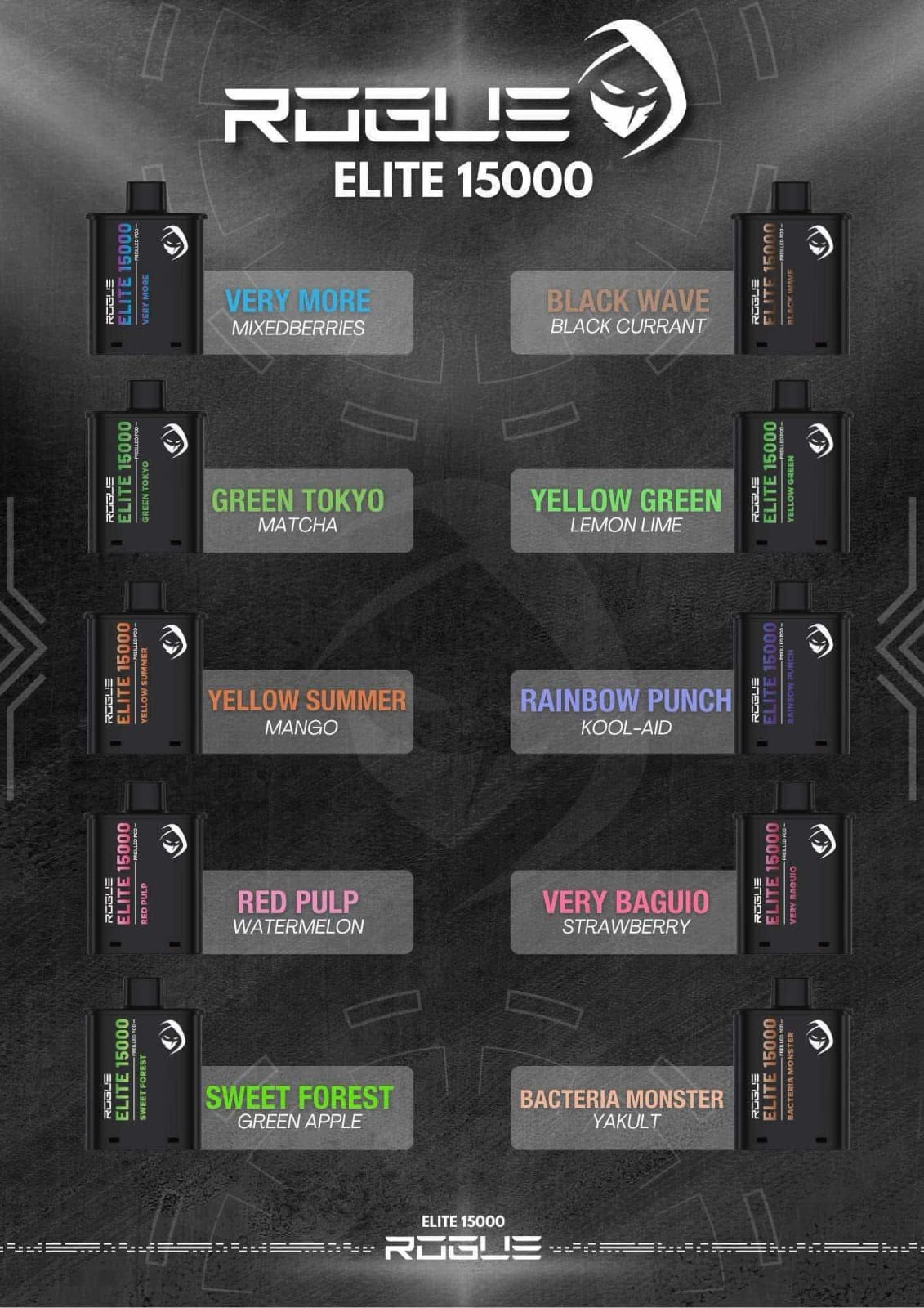 ROGUE ELITE 15K (V2 POD) – OX VAPE MAKATI