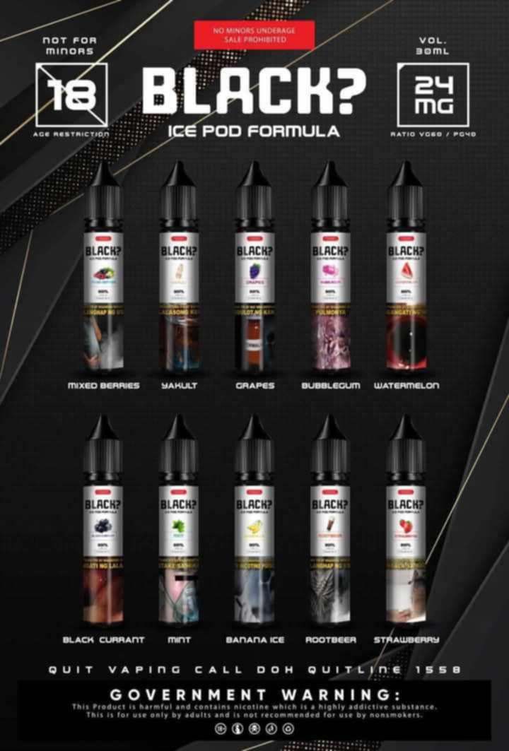BLACK ICE POD FORMULA 24MG – OX VAPE MAKATI