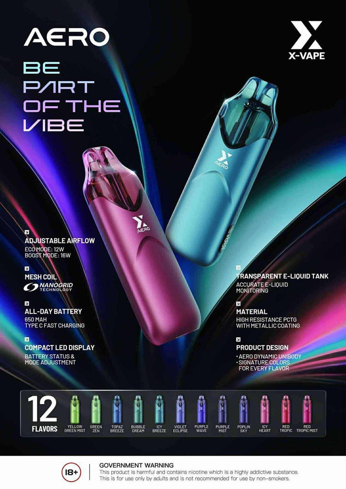 X-VAPE AERO – OX VAPE MAKATI