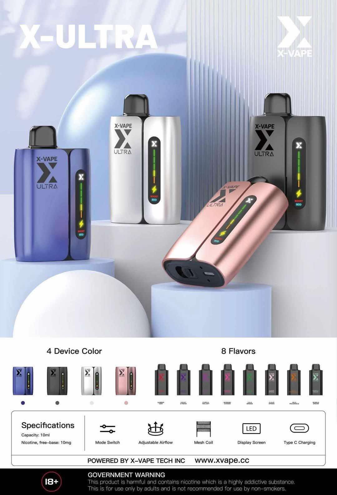 X - ULTRA POD & DEVICE/BATTERY – OX VAPE MAKATI