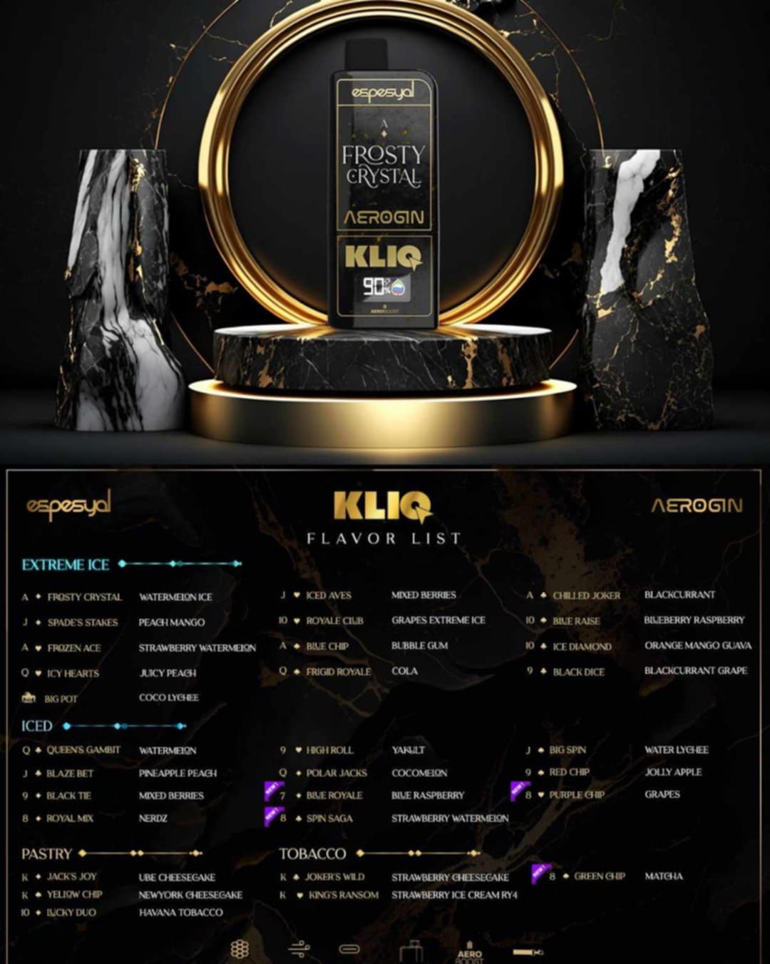 KLIQ 14000PUFFS (Aerogin * espesyal) – OX VAPE MAKATI